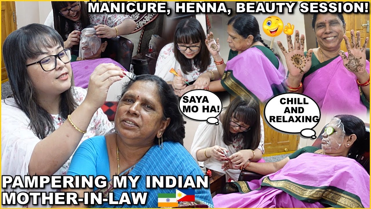 PAMPERING MOTHER-IN-LAW NAGING PARLORISTA AKO! MANICURE, HENNA, HAIR ...