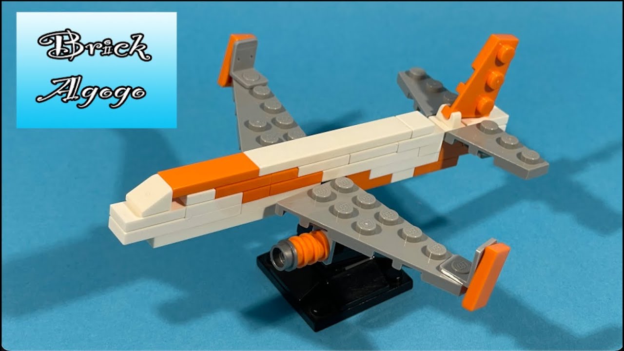 Lego A320 Neo EasyJet liveery - Lego Custom MOC - YouTube