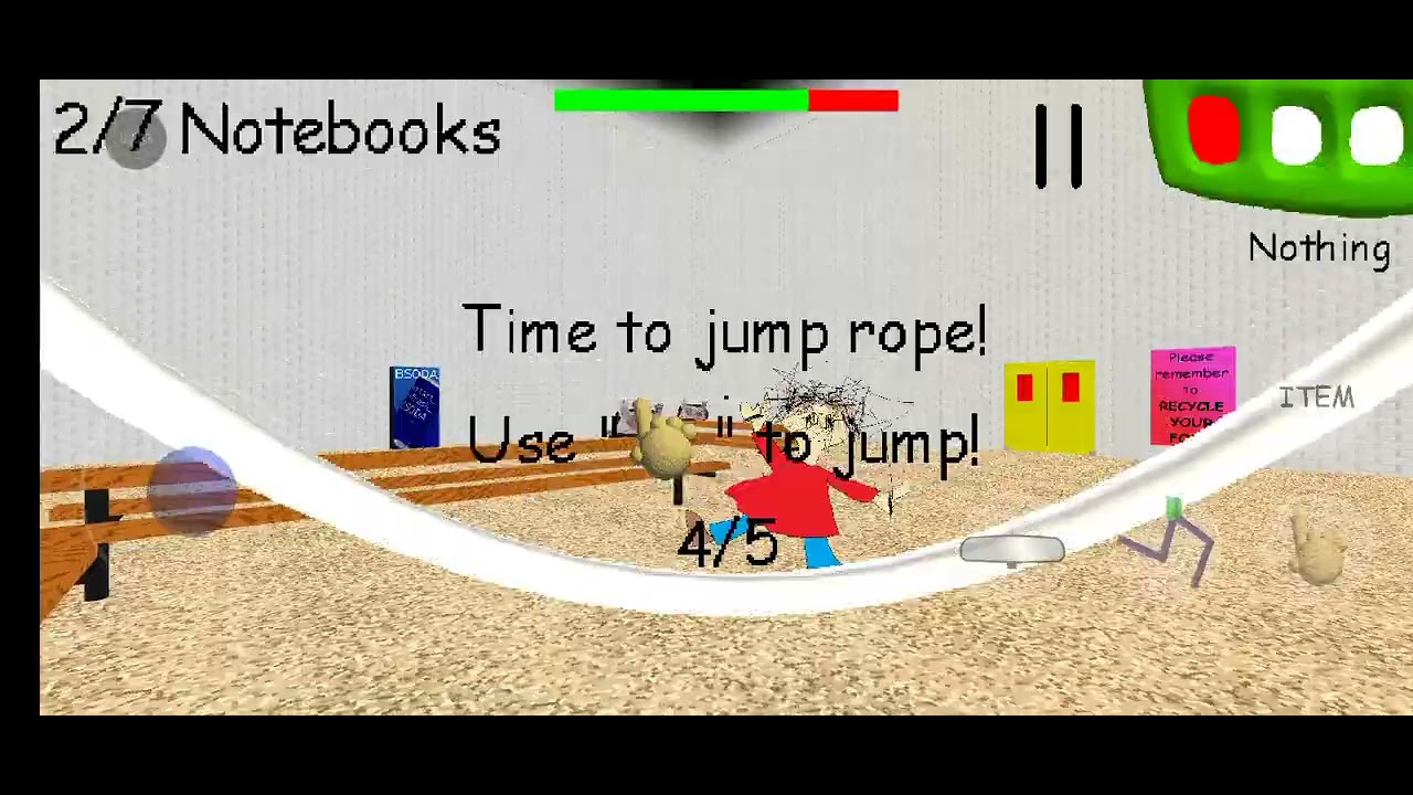 Playing Baldis Basics Youtube
