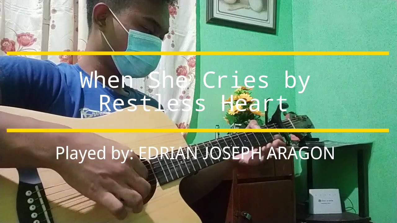 When She Cries by Restless Heart (Fingerstyle Guitar) - YouTube