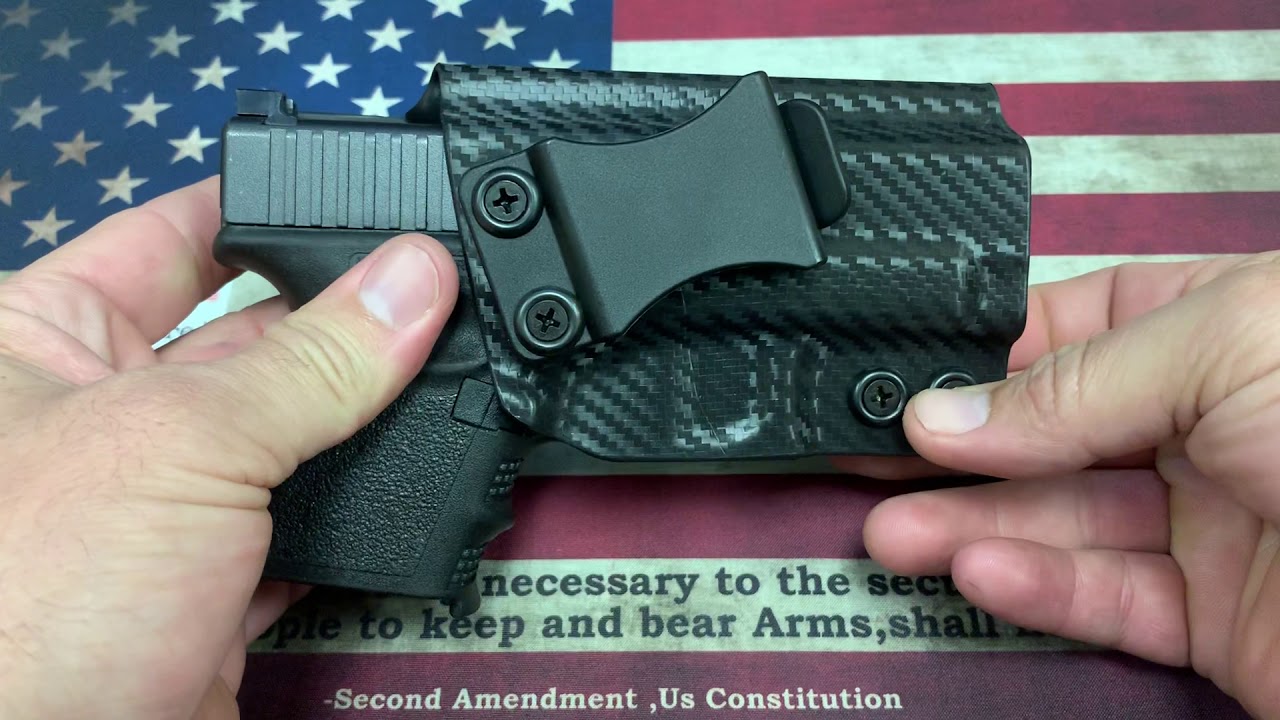 Glock 26 IWB KYDEX Holster - Rounded Gear by Concealment Express - YouTube