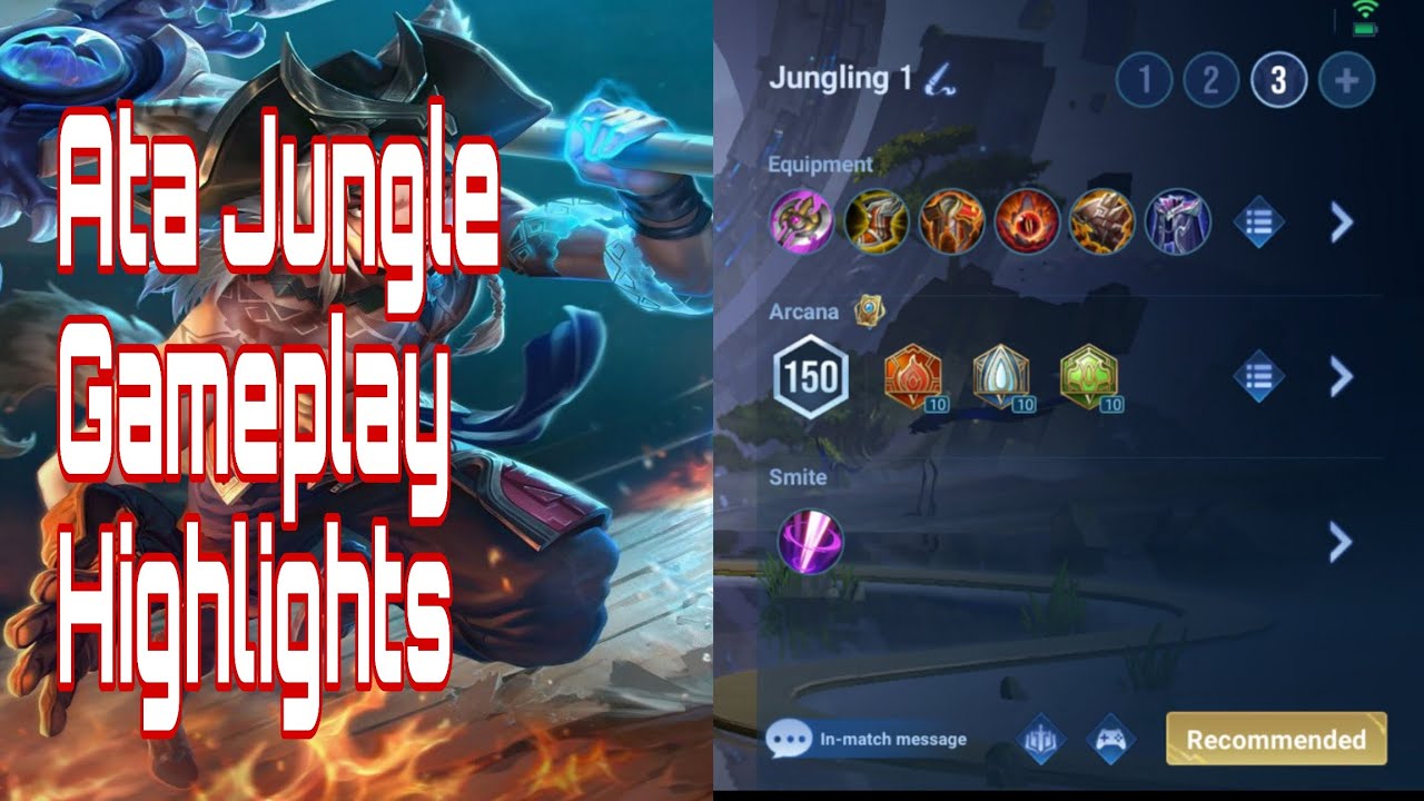Honor of Kings || ATA || JUNGLE GAMEPLAY || Grandmaster - YouTube