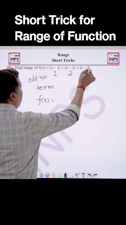 Short Cut for Range of function #nimcet2023 #nimcet2024 #cuet #cuet2023 INPS Classes - YouTube
