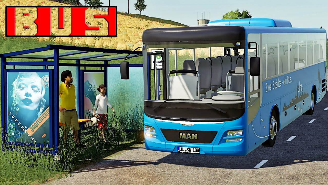 LS19 - Unsere erste BUSLINIE in der Stadt: Der Bus Fahrer Simulator 🚌 ...