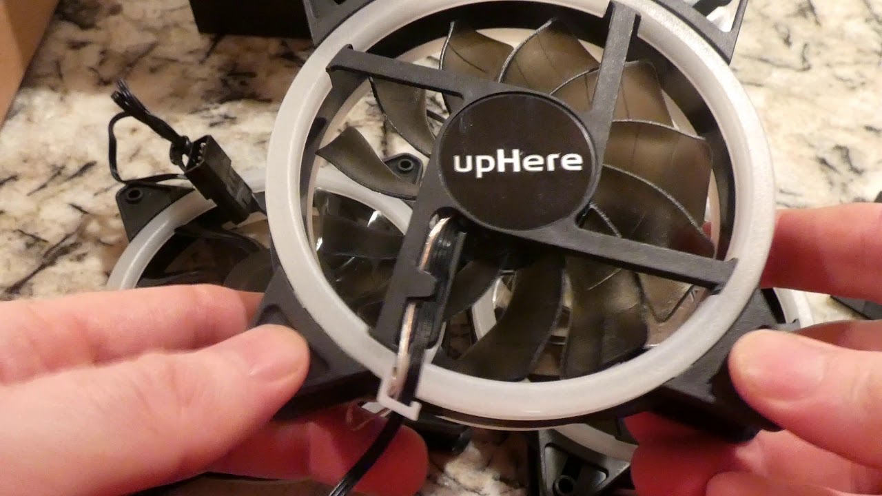 upHere Computer Case Fan 120mm LED Silent Fan for Computer Cases ...