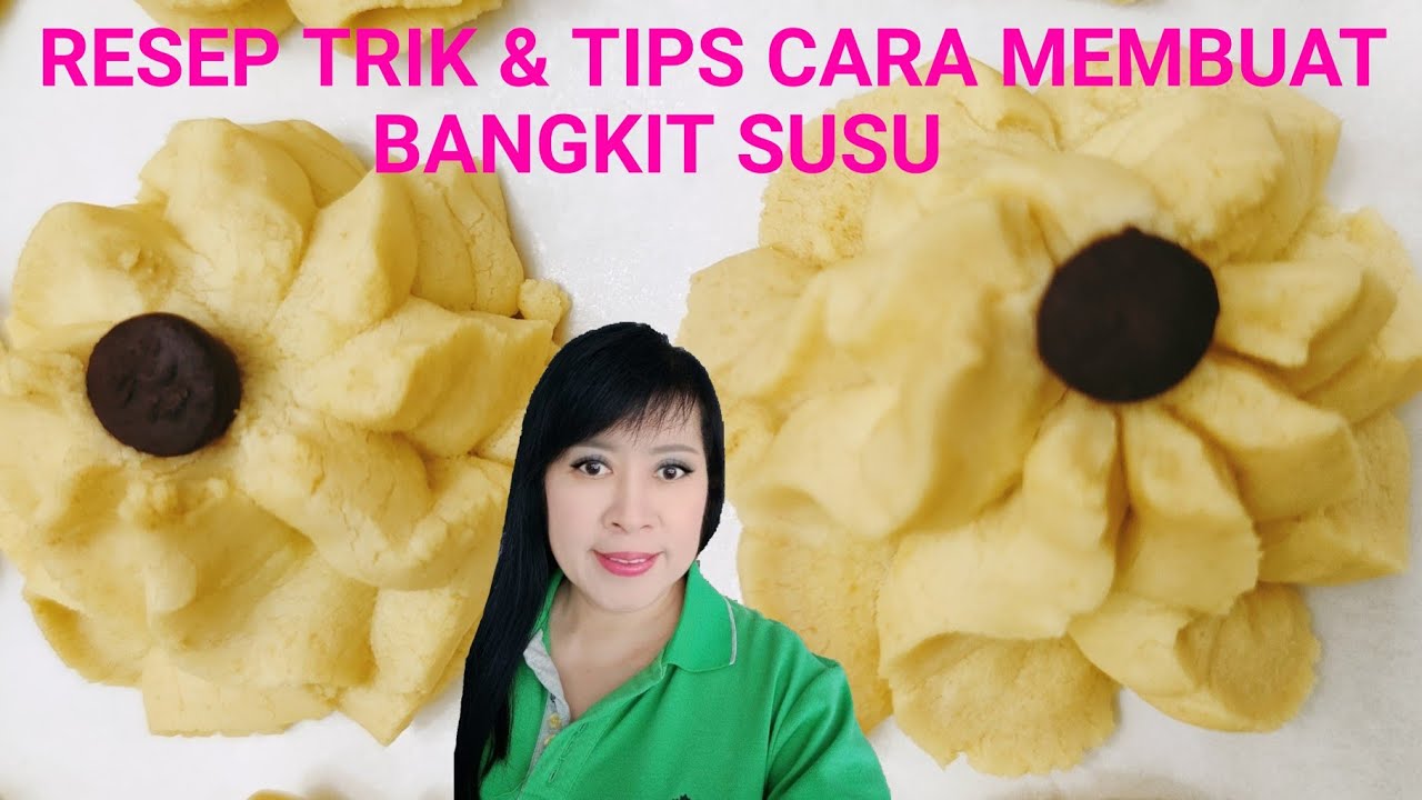 RESEP TRIK & TIPS CARA MEMBUAT KUE KERING BANGKIT SUSU - YouTube