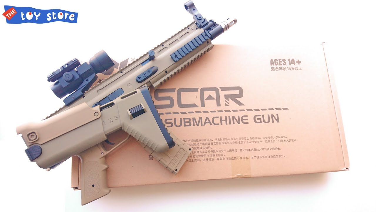 Scar Sub-Machine Gun I Unboxing I Demonstration I Toy Store Nepal I ...