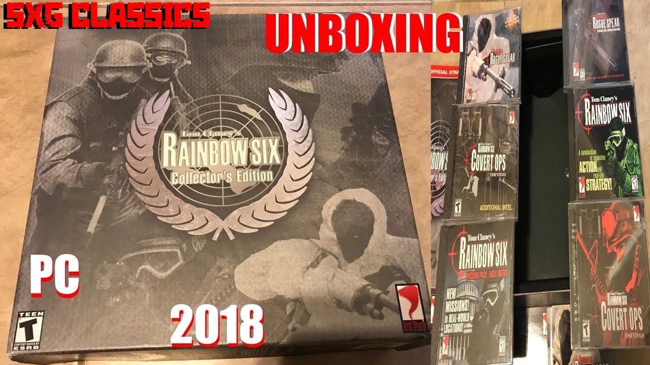 Tom Clancy's Rainbow Six Collector's Edition (2000) Unboxing Chile ...