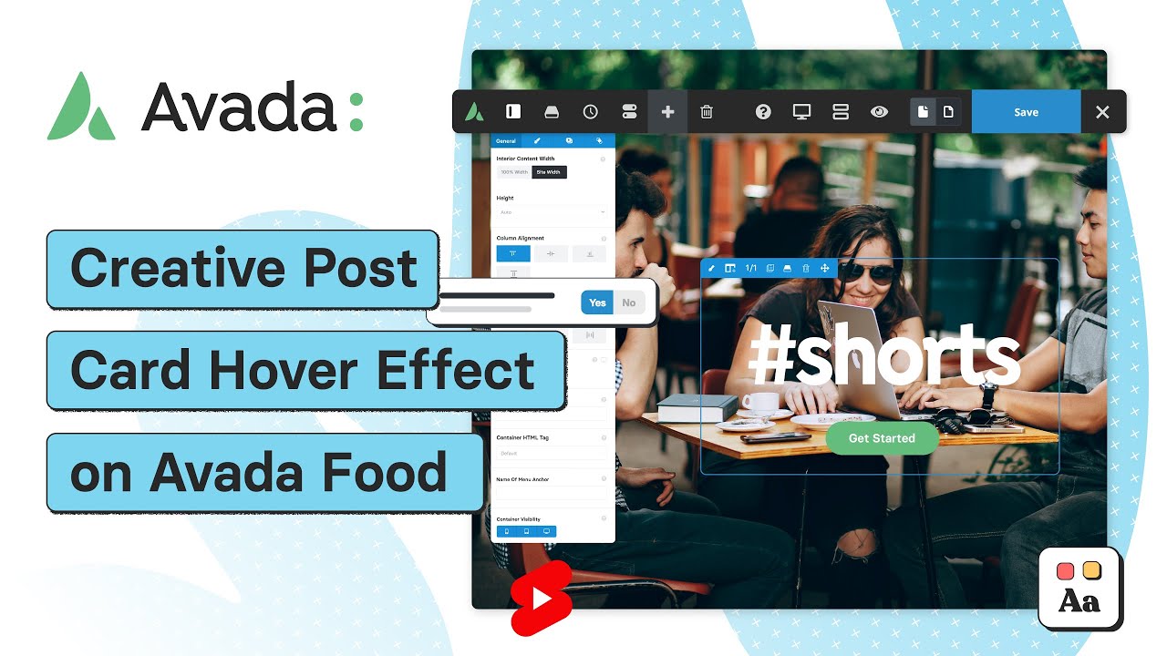 Creative Post Card Hover Effect on Avada Food - YouTube