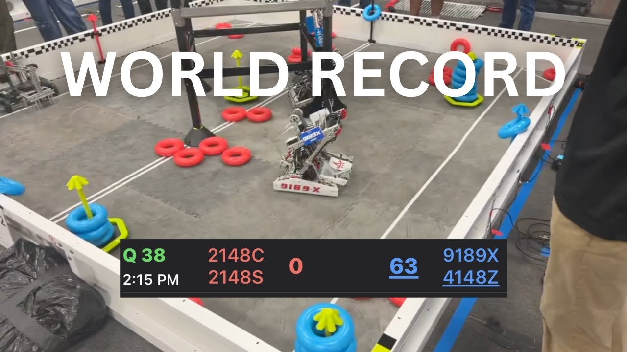 WORLD RECORD SCORING MATCH (VEX HIGH STAKES) - YouTube
