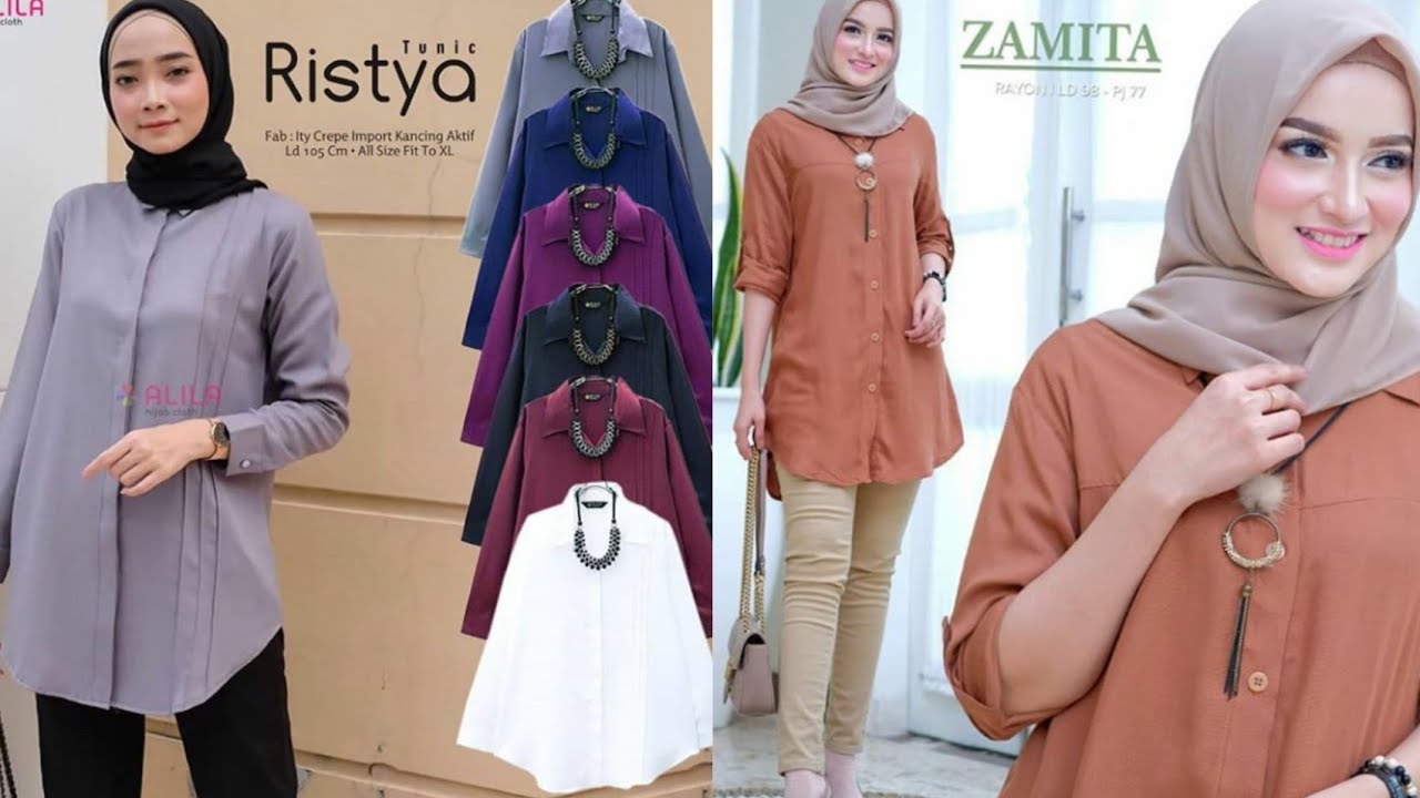 30 Trend Model Atasan Blouse dan Tunik Paling Best Seller Cocok Buat ...