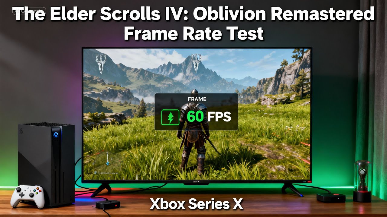 Oblivion Remastered: Frame Rate Test Xbox Series X - YouTube