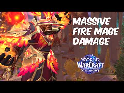 PYROBLAST NUKE MACHINE! - Fire mage pvp midnight