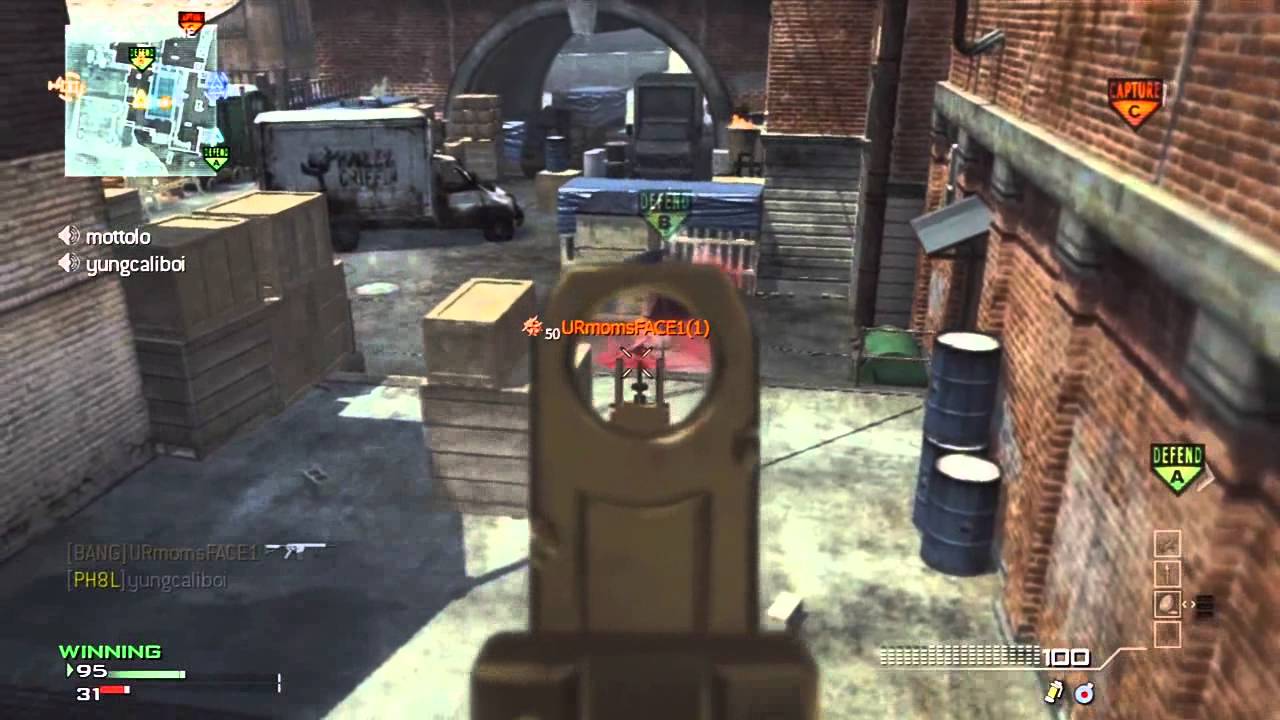 MW3: All Gold Guns Returns - Gold MG36! - YouTube