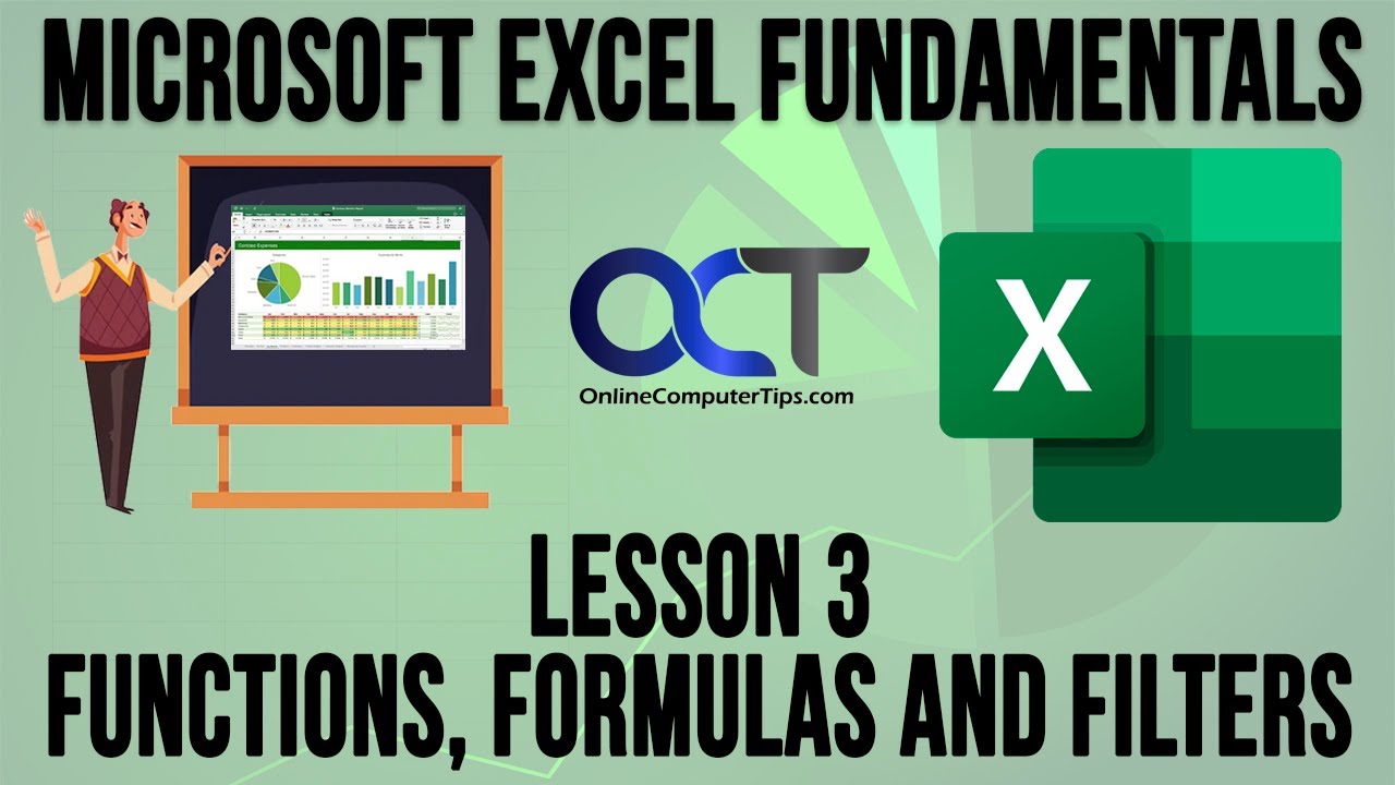 Microsoft Excel Fundamentals - The Beginner's Masterclass - Lesson 3 ...