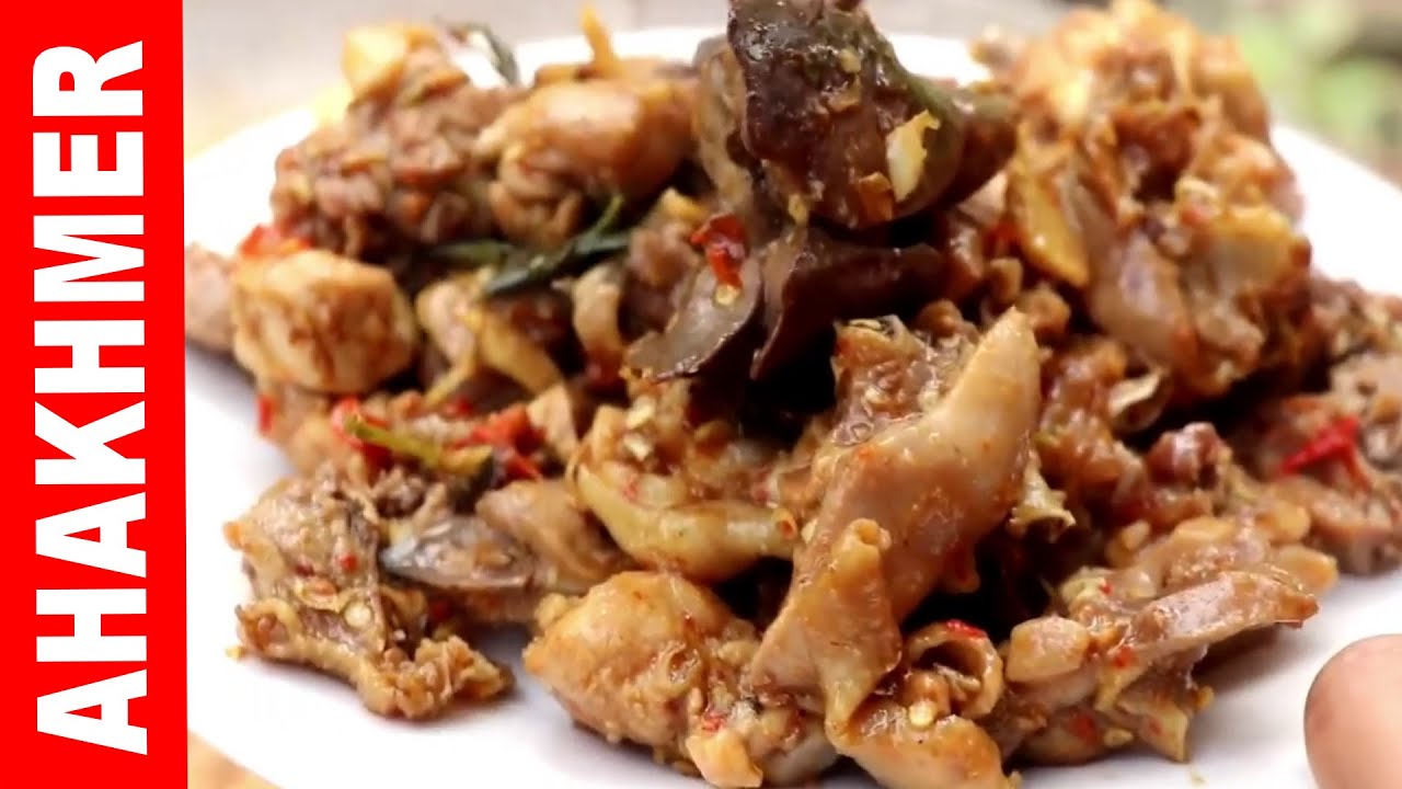 Fried Spicy Chicken - ឆាក្តៅសាច់មាន់ - ម្ហូបខ្មែរ - Khmer food - YouTube