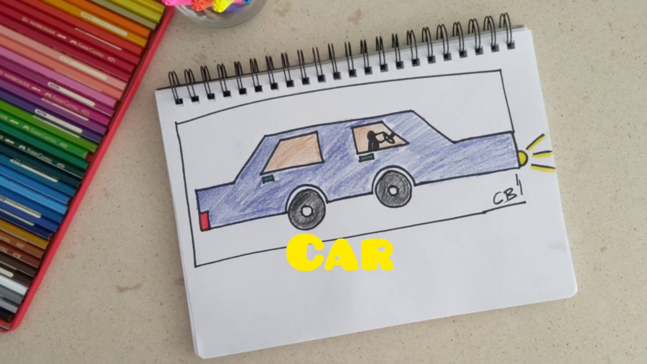 Draw a car - YouTube