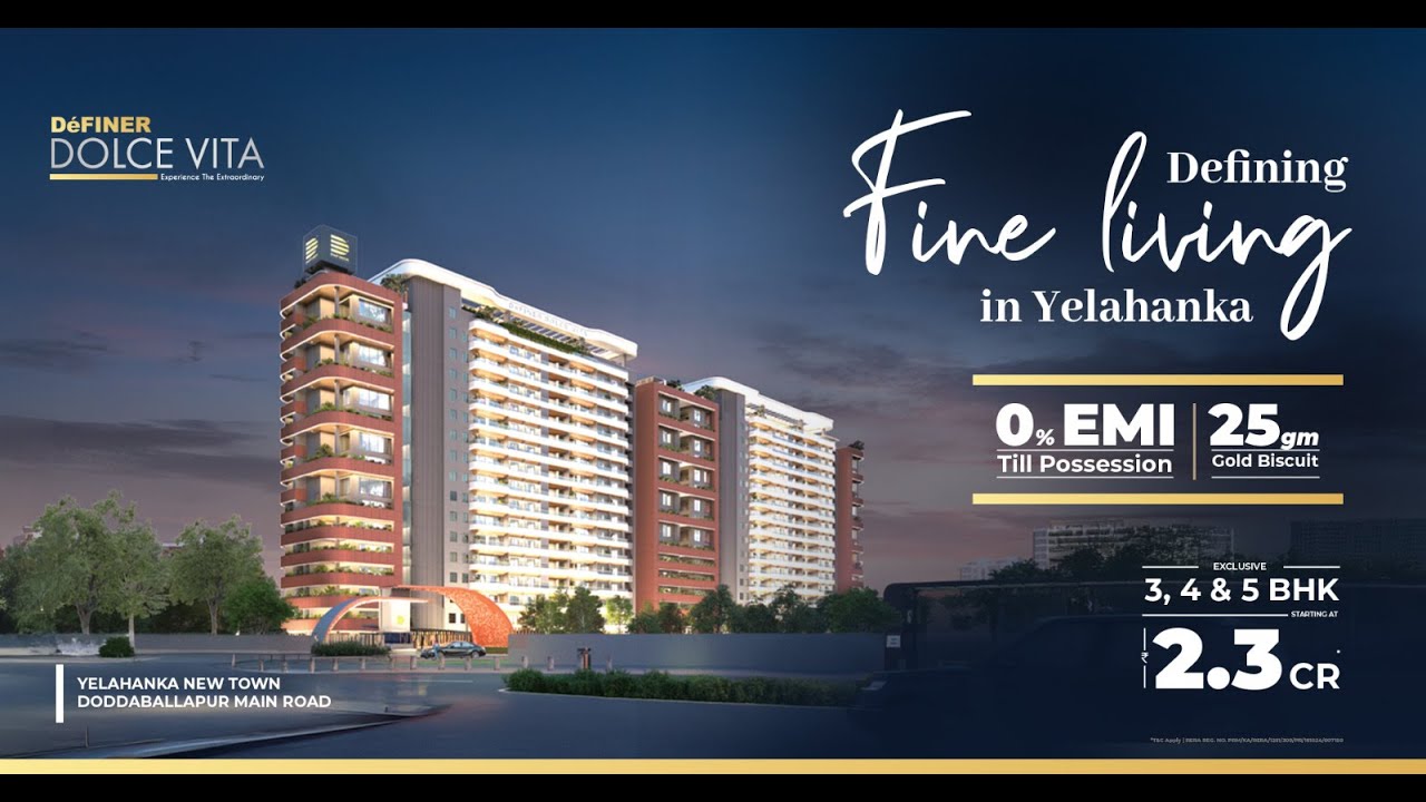 DeFINER Dolce Vita Yelahanka 30s - YouTube