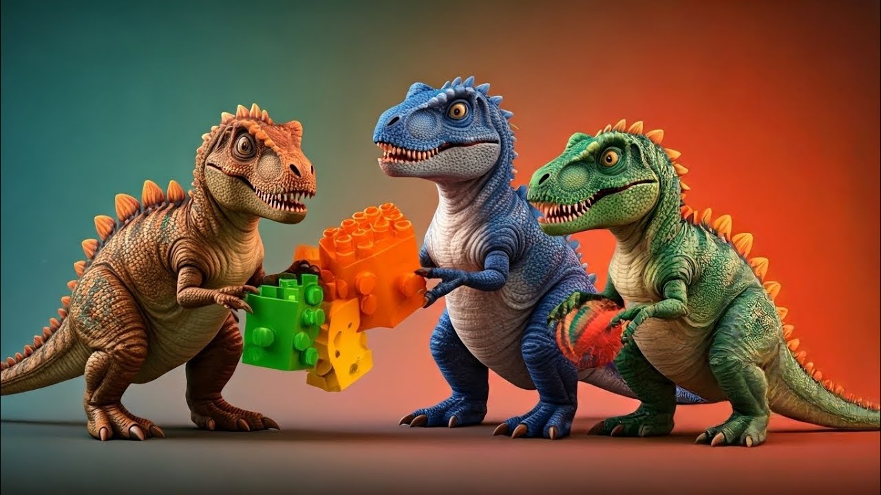Playtime with Dinosaurs! Fun Game For Toddlers| Little Panda Dinosaur ...