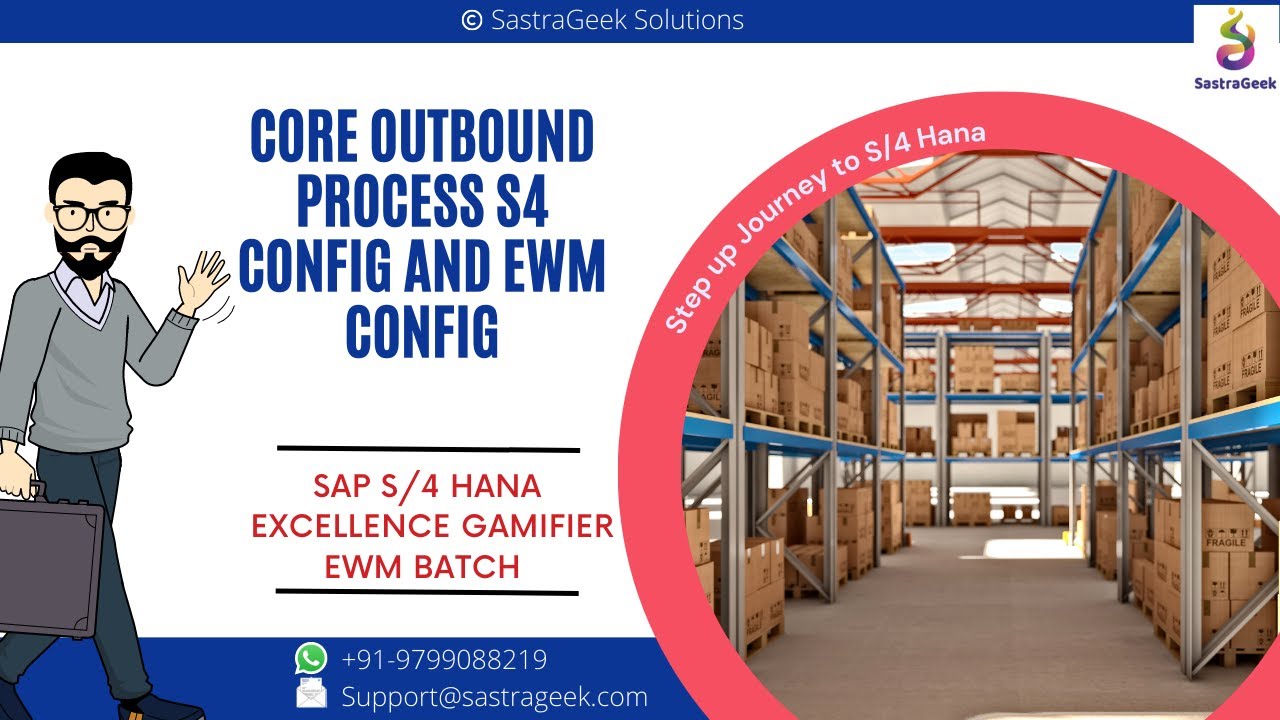 Core Outbound Process S4 config and EWM Config || SAP EWM - YouTube