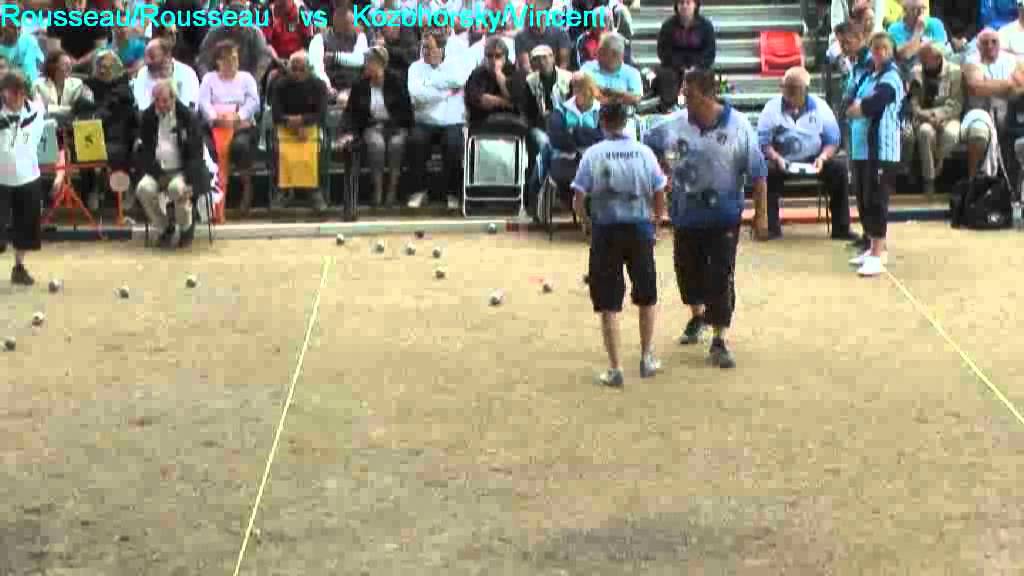 Petanque - Rousseau-Rousseau vs Kozorhsky-Vincent - Championnat de ...