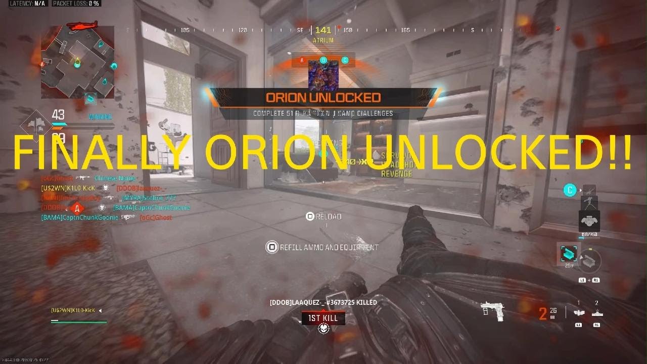 FINALLY ORION UNLOCKED!! Call of Duty MW3 - YouTube