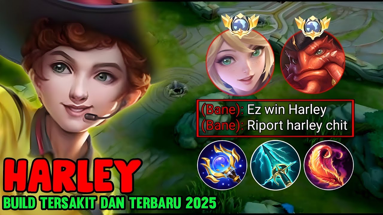 BEST BUILD HARLEY TERSAKIT || REKOMENDASI COMBO BUILD HARLEY - MOBILE LEGENDS - YouTube