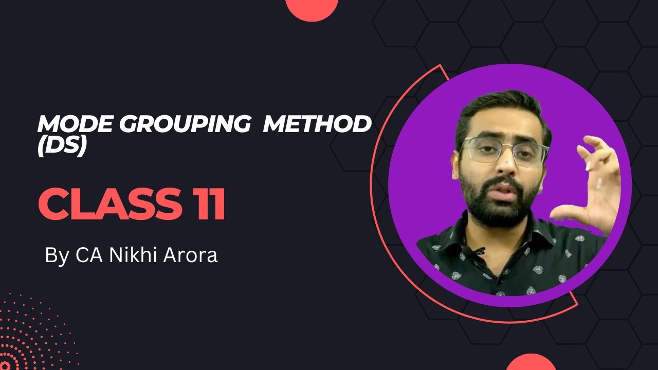 # 58 MODE Grouping Method (DS) | Measure of Central Tendency | 11 Class Eco #class11 #fyp - YouTube