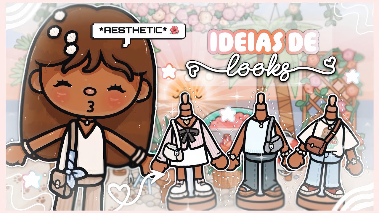 Ideias De Looks *Aesthetic* No Toca! 🌺🍓 | livre para usar! 😆 | Toca ...