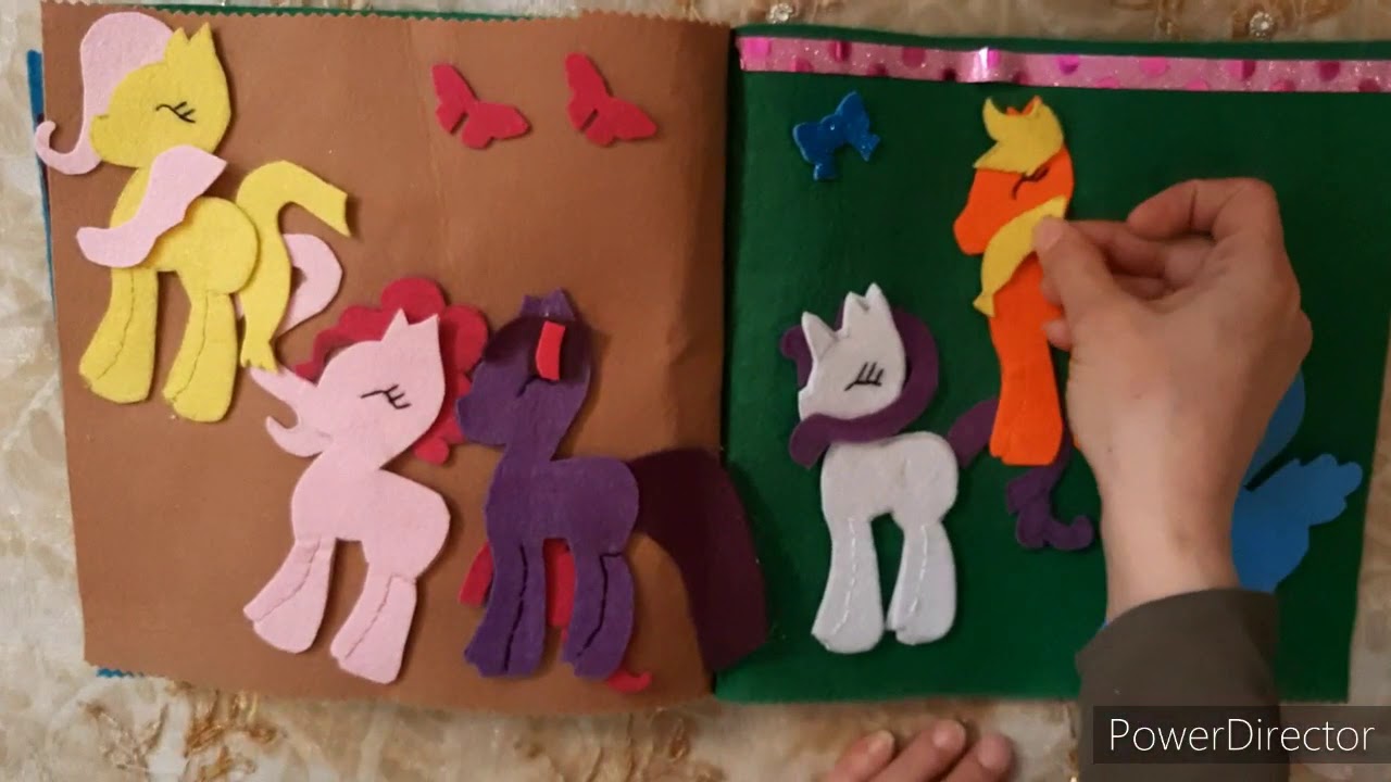 My Little Pony Quiet Book - YouTube