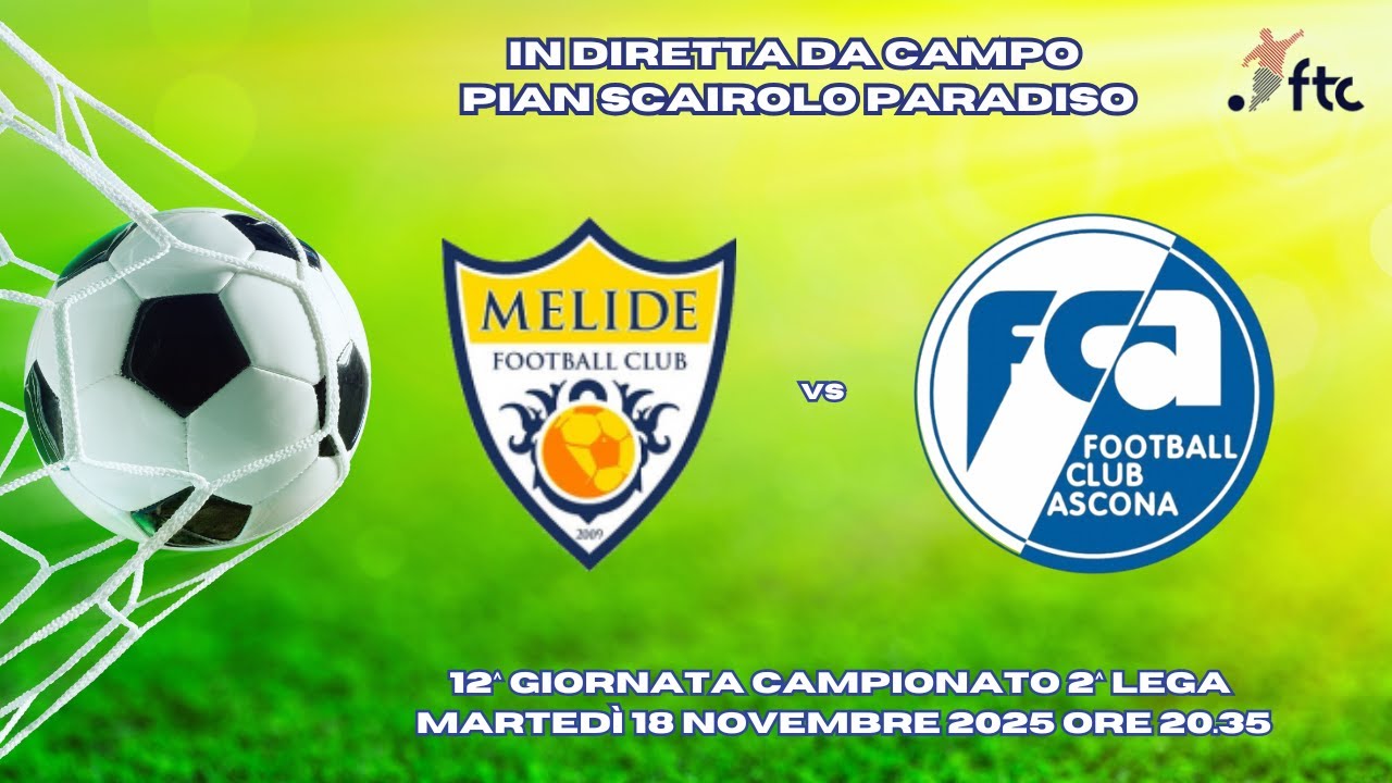FC Melide vs FC Ascona - YouTube