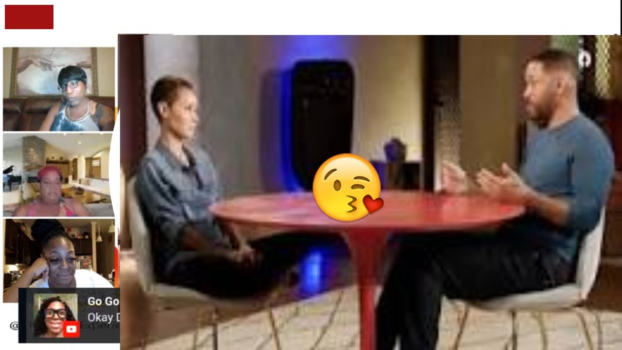 Reaction Video of Will and Jada Smith Red Table Talk Entanglement with ...