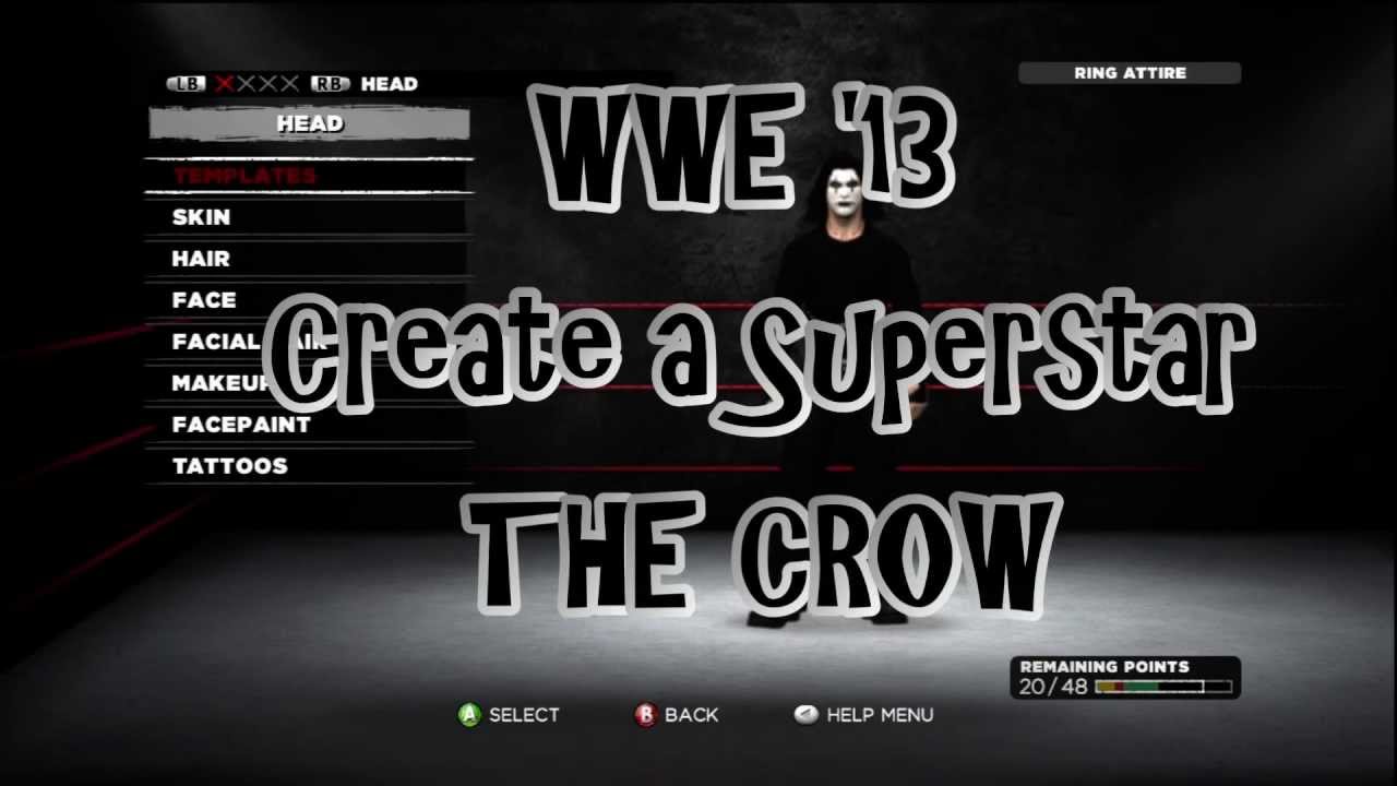 WWE' 13 How to make The Crow - YouTube