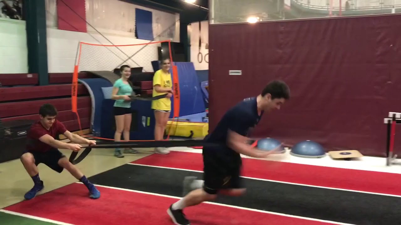 Resistance Band Sprint - YouTube