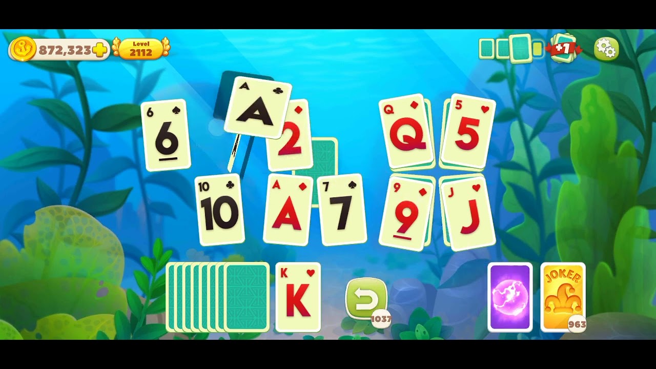 Level 2112 Walkthrough | Undersea Solitaire Tripeaks [May 2023] - YouTube