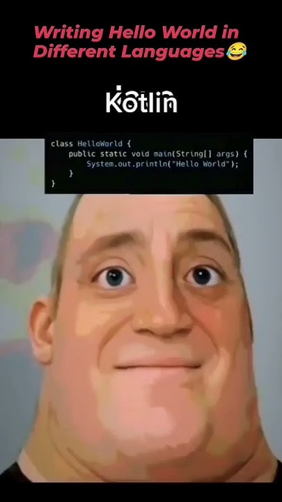 Hello World With Multiple Programming Language Java Pythonprogramming Python Funny Pattern