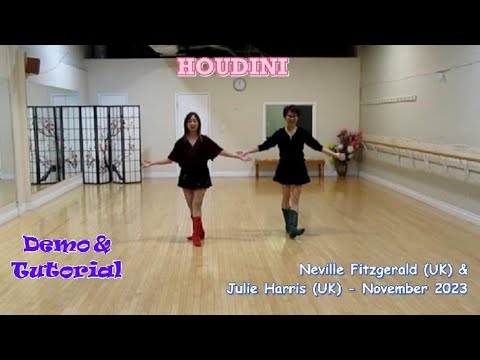 Houdini - Line Dance (Dance & Teach) | Neville Fitzgerald & Julie Harris | Regina Cheung - YouTube