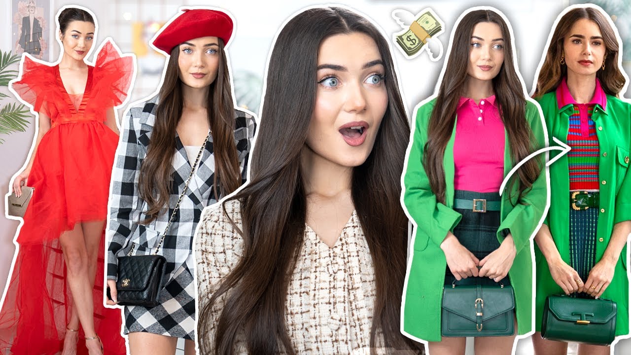 DRESSING LIKE EMILY IN PARIS FOR A WEEK... - YouTube