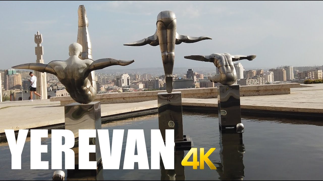 Yerevan, Armenia, walking tour 4k 60fps - YouTube