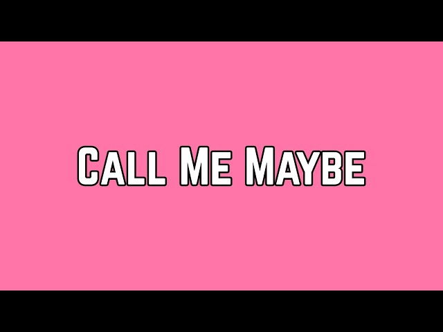 Call Me Maybe Wallpaper
