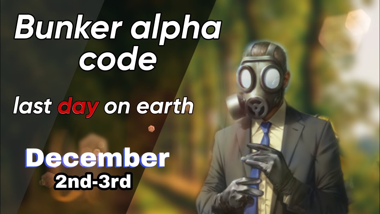bunker Alfa code december 2nd-3rd 2022 LDOE - YouTube