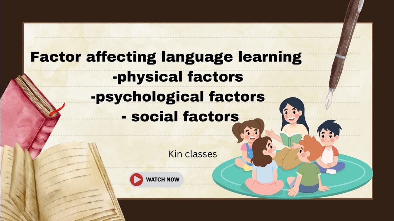 Factor Affecting language learning||B.ed first semester|| #hpu #spu # ...