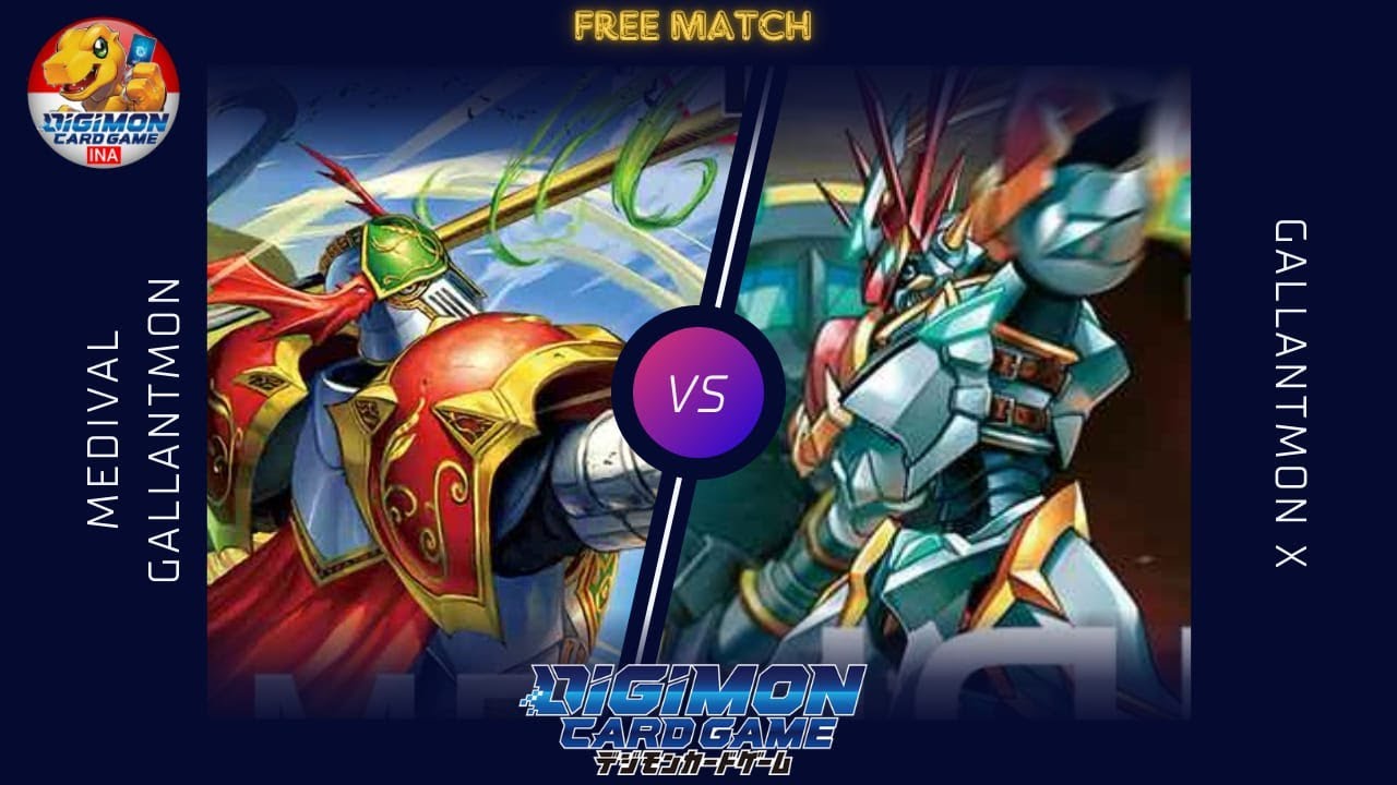 EX8 Medieval Gallantmon vs Gallantmon X Antibody BO3 - YouTube
