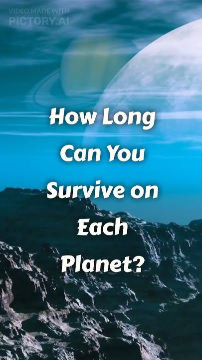 How Long Could You Survive on Each Planet Without a Spacesuit? #shorts #cosmicshorts - YouTube