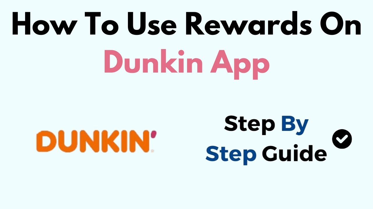 How To Use Rewards On Dunkin App - YouTube