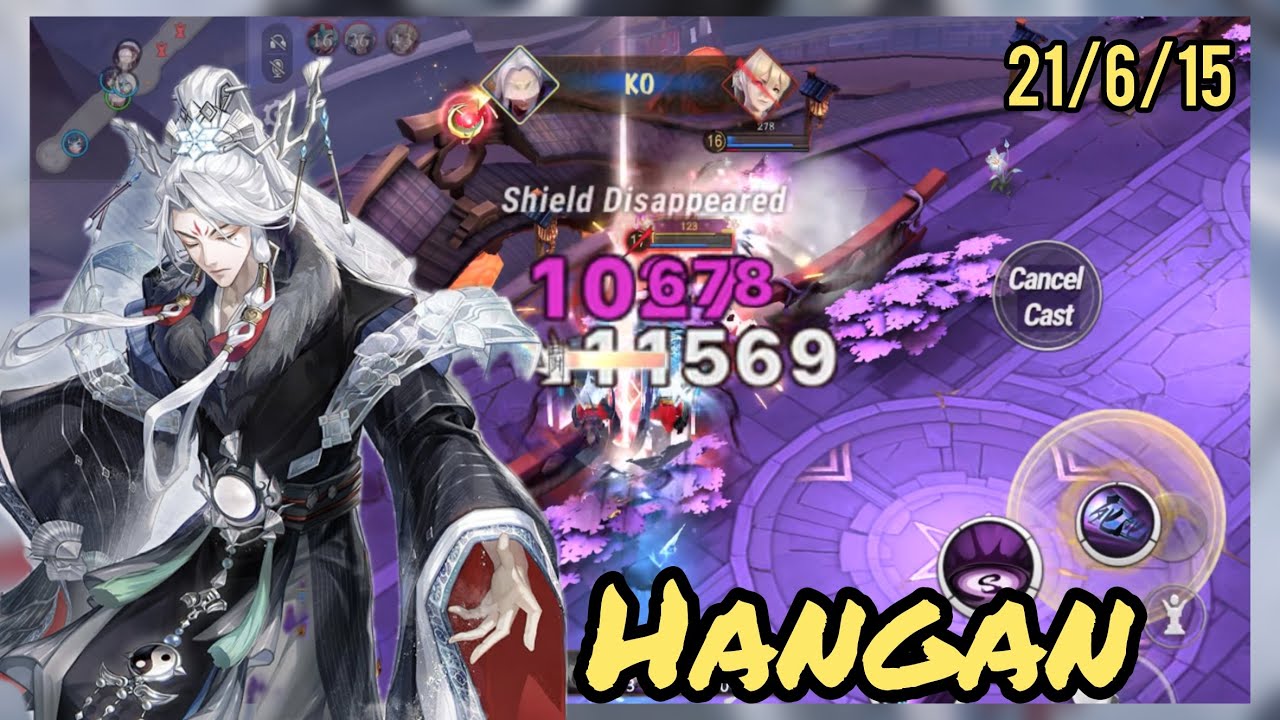 Onmyoji Arena S30 | Hangan - in Hazama with my icy paintbrush ️ - YouTube