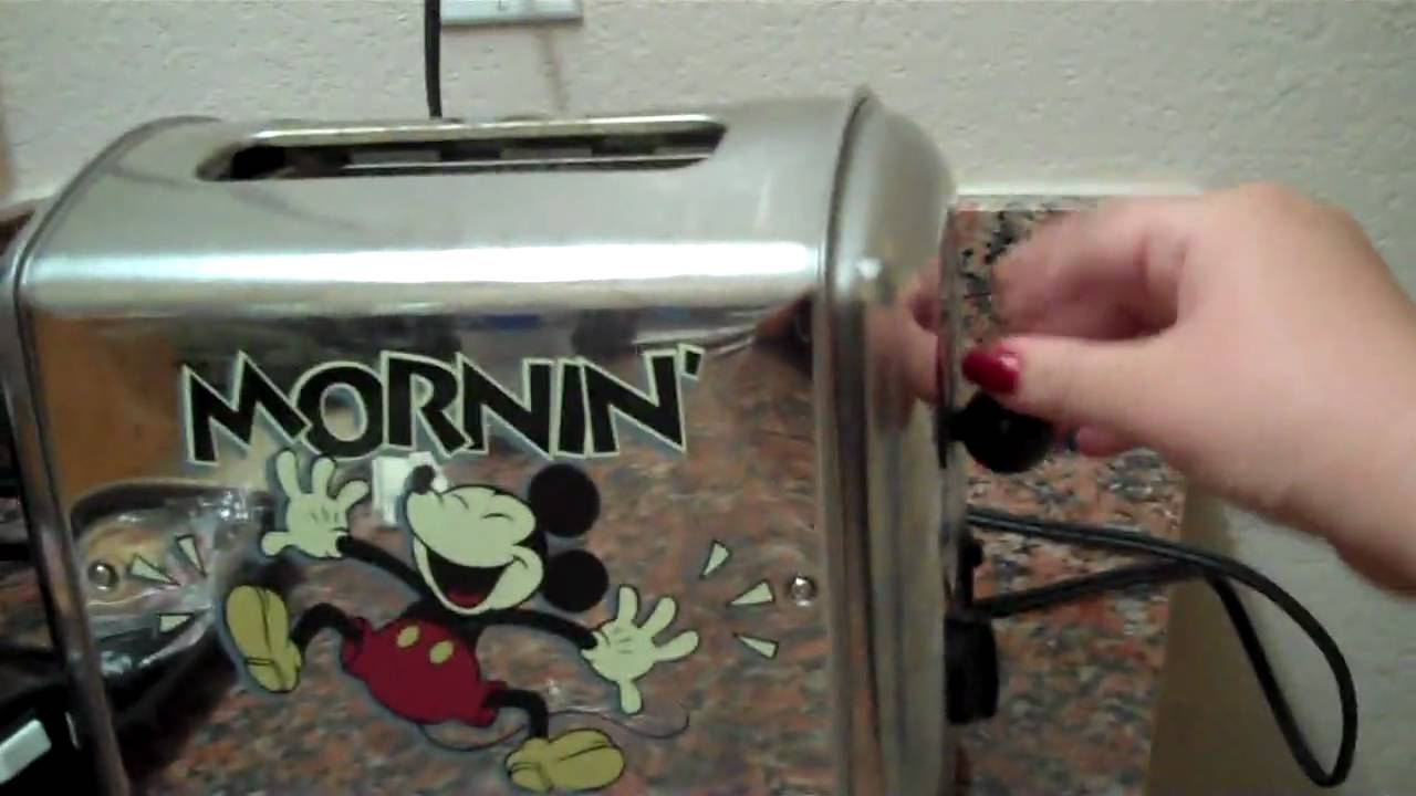 mickey mouse toaster - YouTube