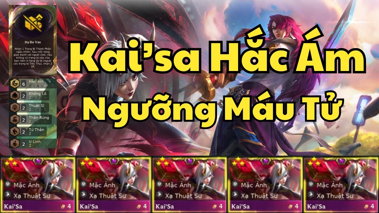 Kai'sa 3 Sao Hắc Ám Ngưỡng Máu Tử Thổi Bay Lobby | TFT SET 11 - YouTube