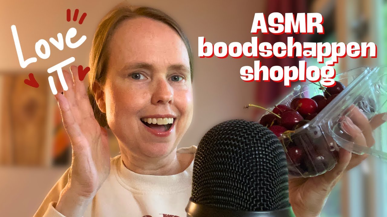 ASMR Boodschappen Shoplog Tijdens Vakantie 🍒🛍️ ASMR Nederlands - YouTube