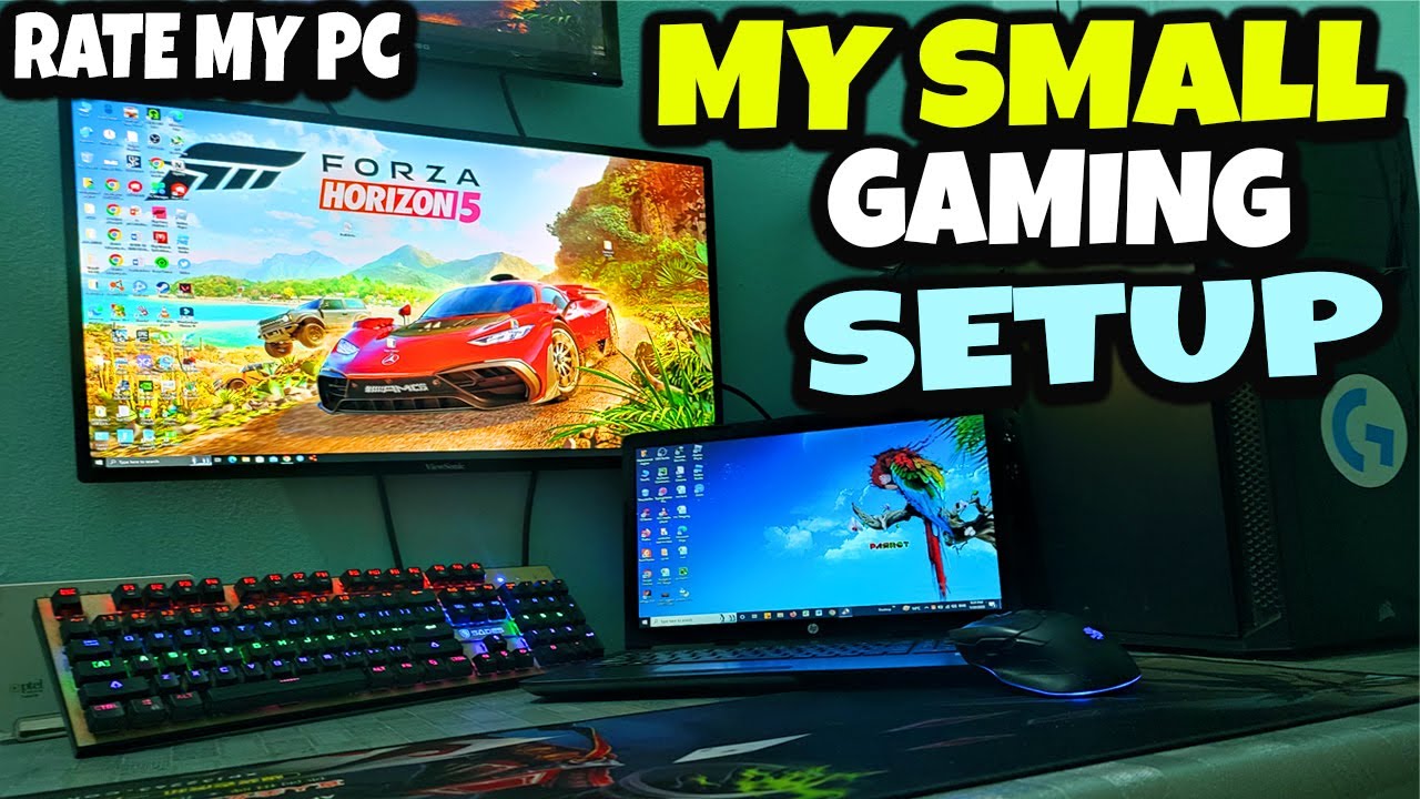 My Small Gaming PC Setup - Small Youtuber Best Setup Gaming PC - YouTube